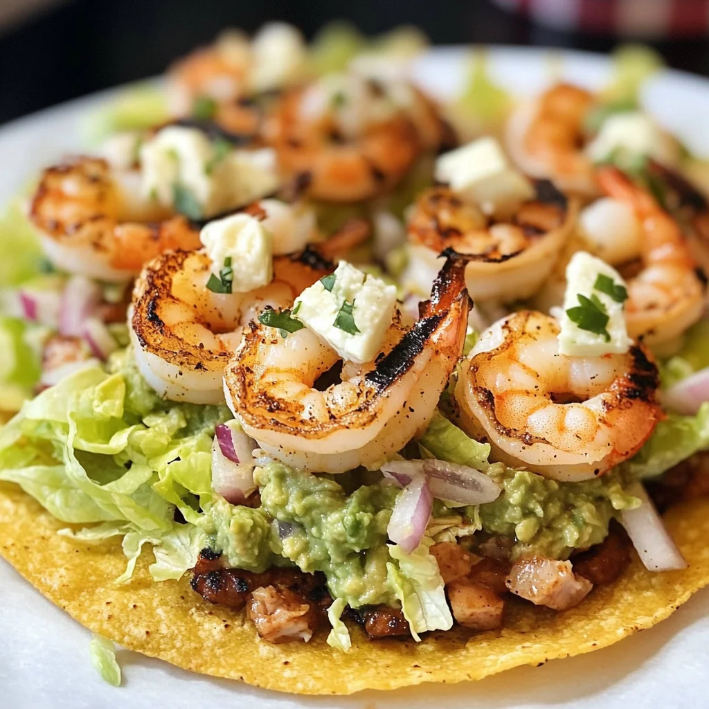 Grilled Shrimp Tostadas