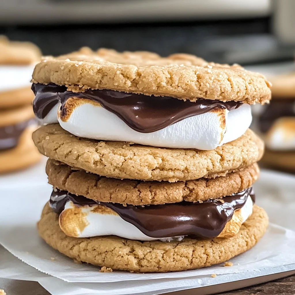 Peanut Butter S'mores Cookies