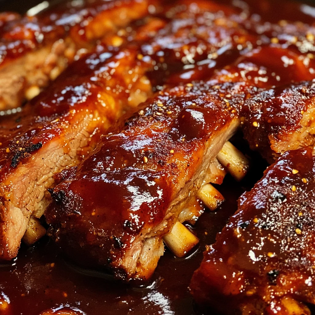 Super Easy Slow Cooker Ribs