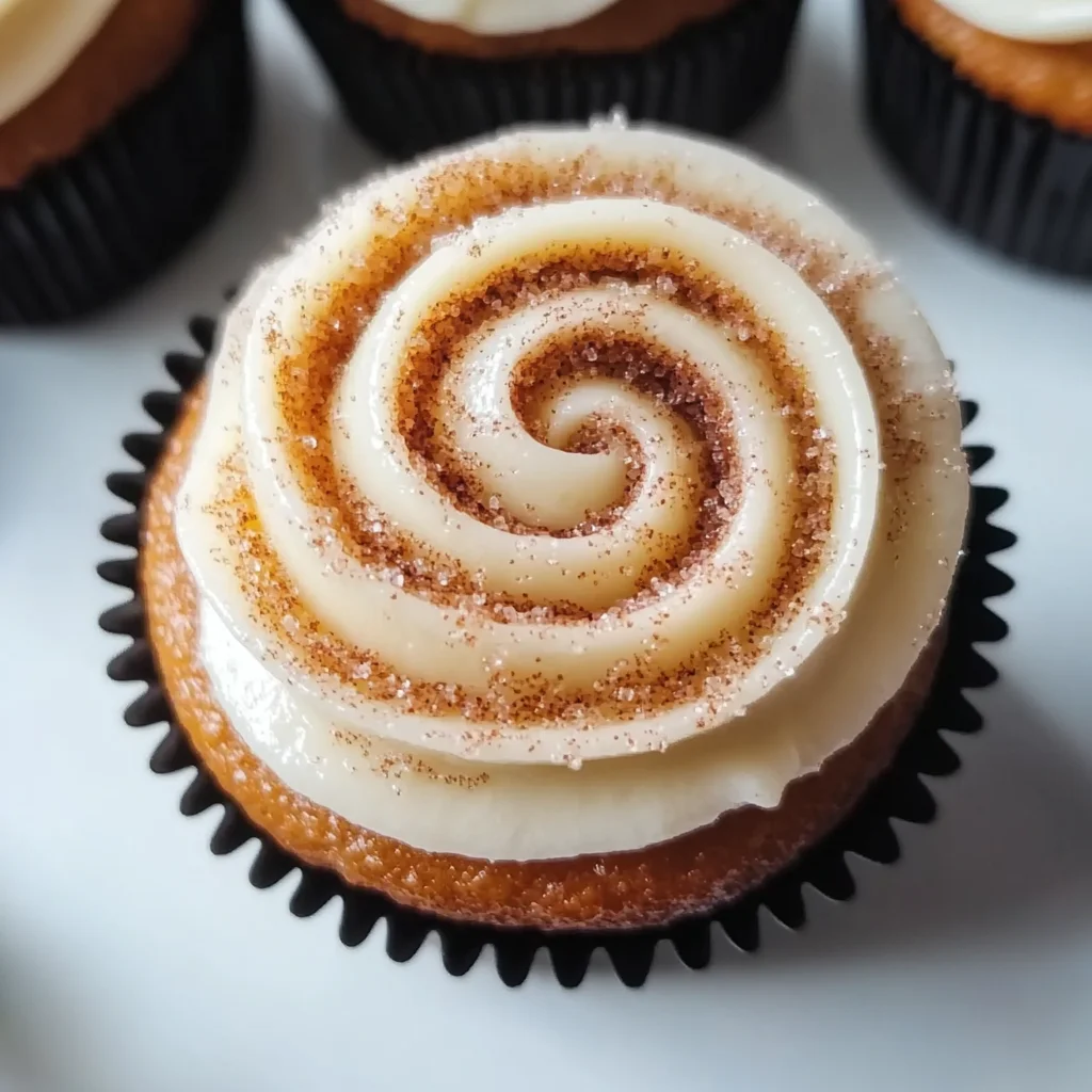 Cinnamon Roll Cupcakes