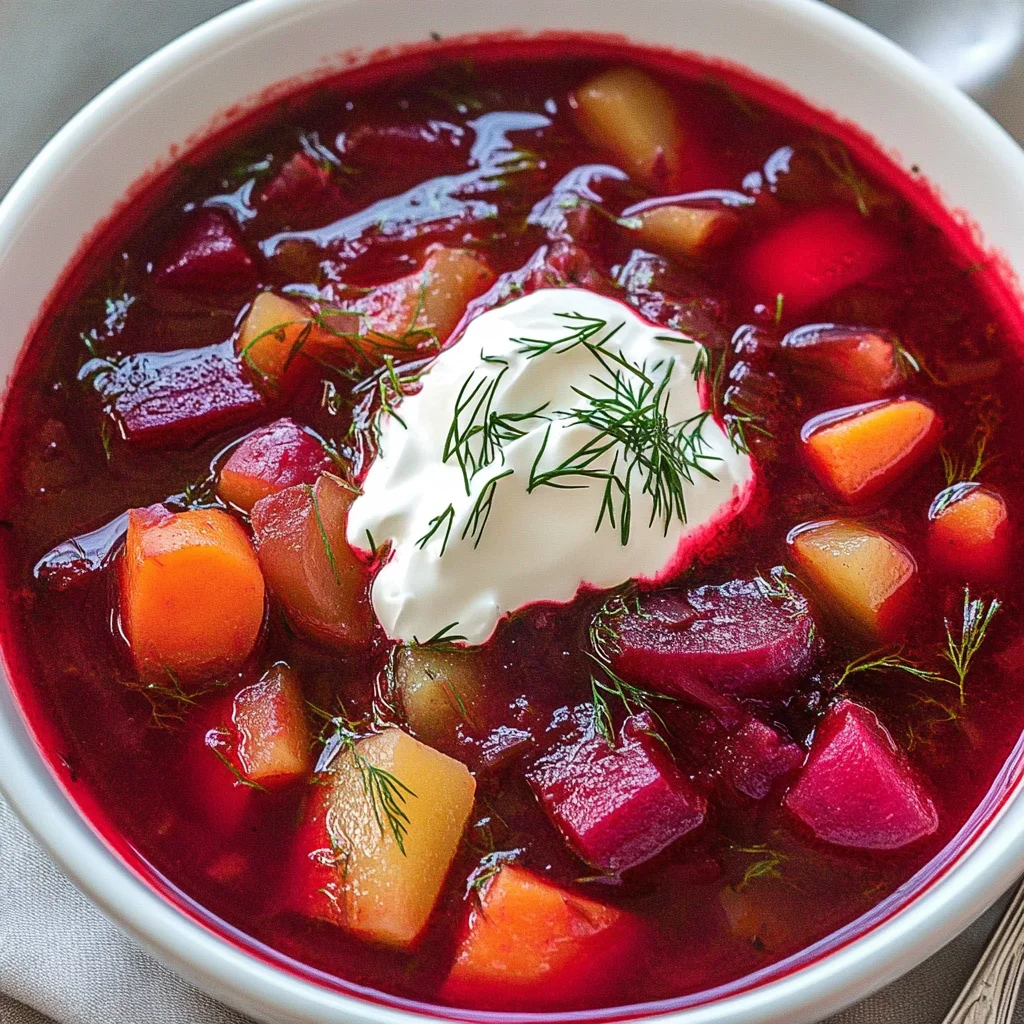 Classic Borscht Recipe (Beet Soup)