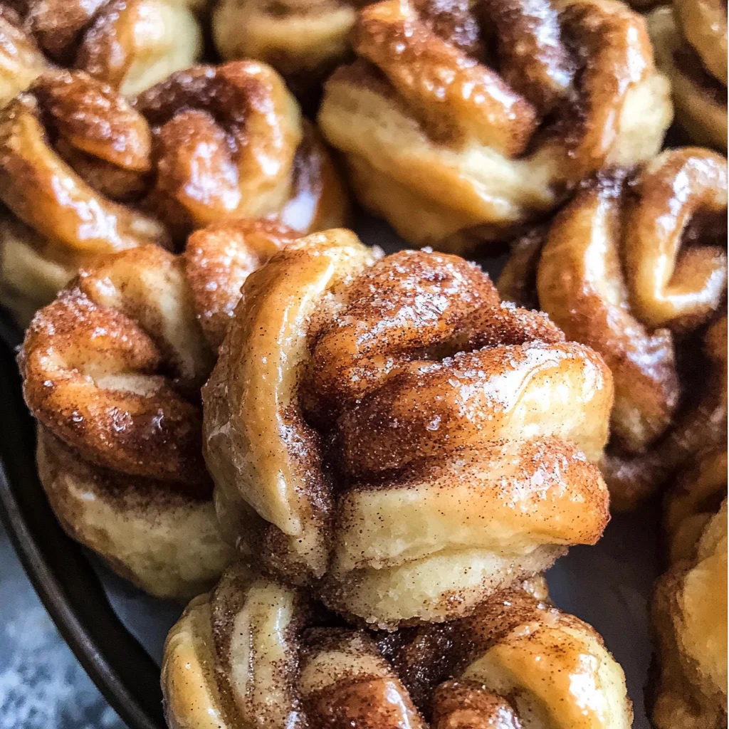 Easiest Cinnamon Crunch Knots