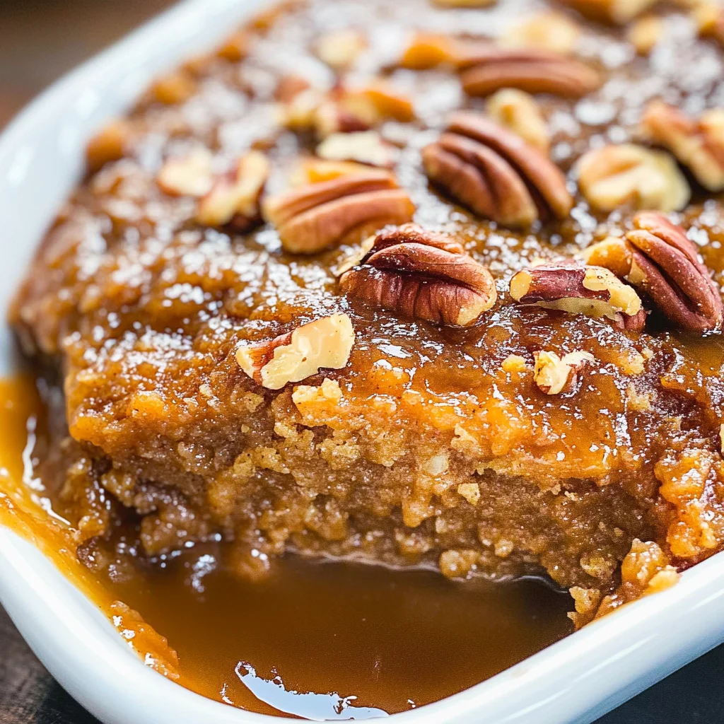 Pumpkin Pecan Cobbler