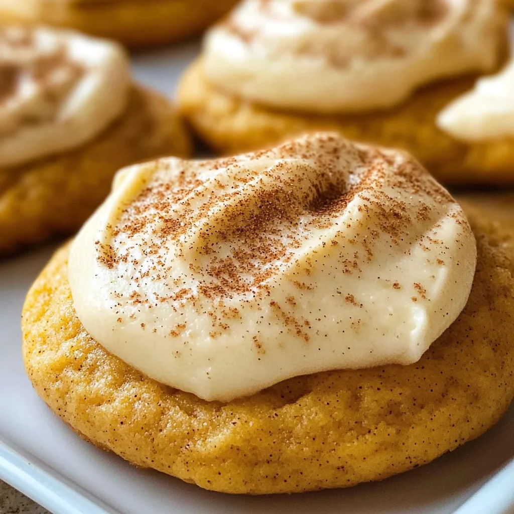 Soft Pumpkin Sugar Cookies
