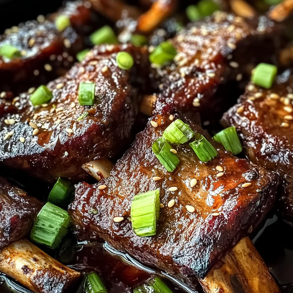 Caramelized Slow Roast Asian Beef Short Rib