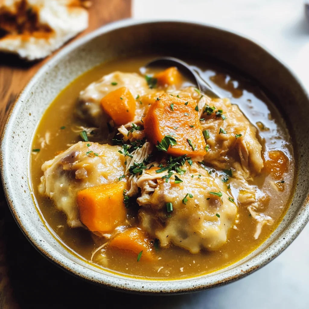 Chicken and Pumpkin Dumplings