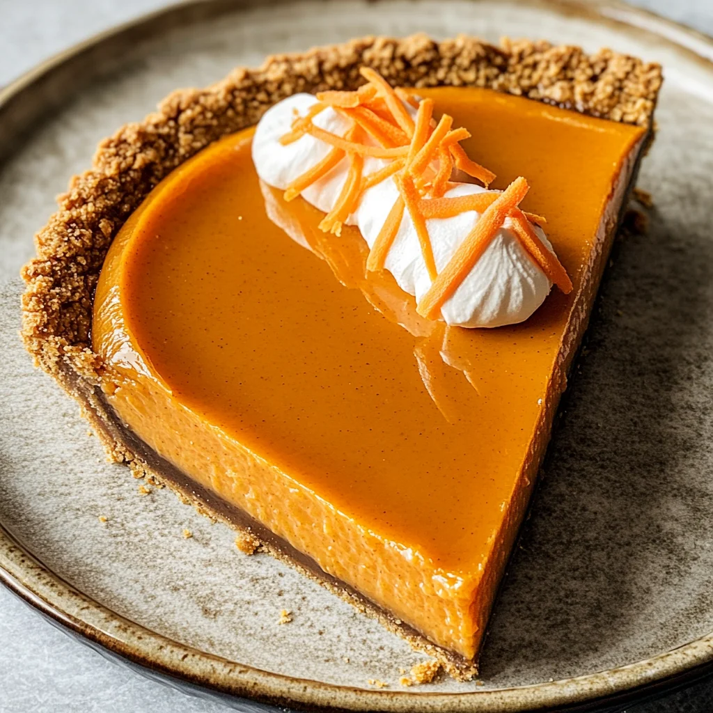 Honey Carrot Pie