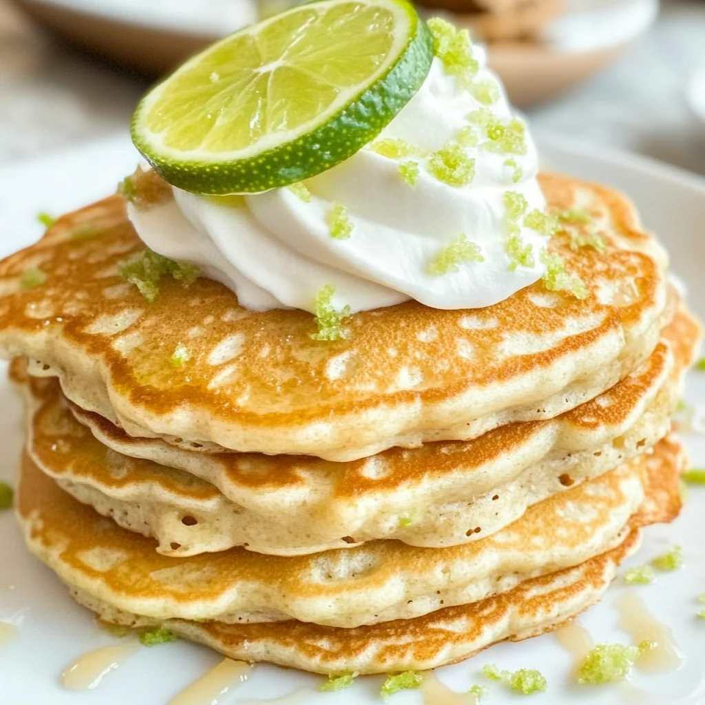 Key Lime Pie Pancakes