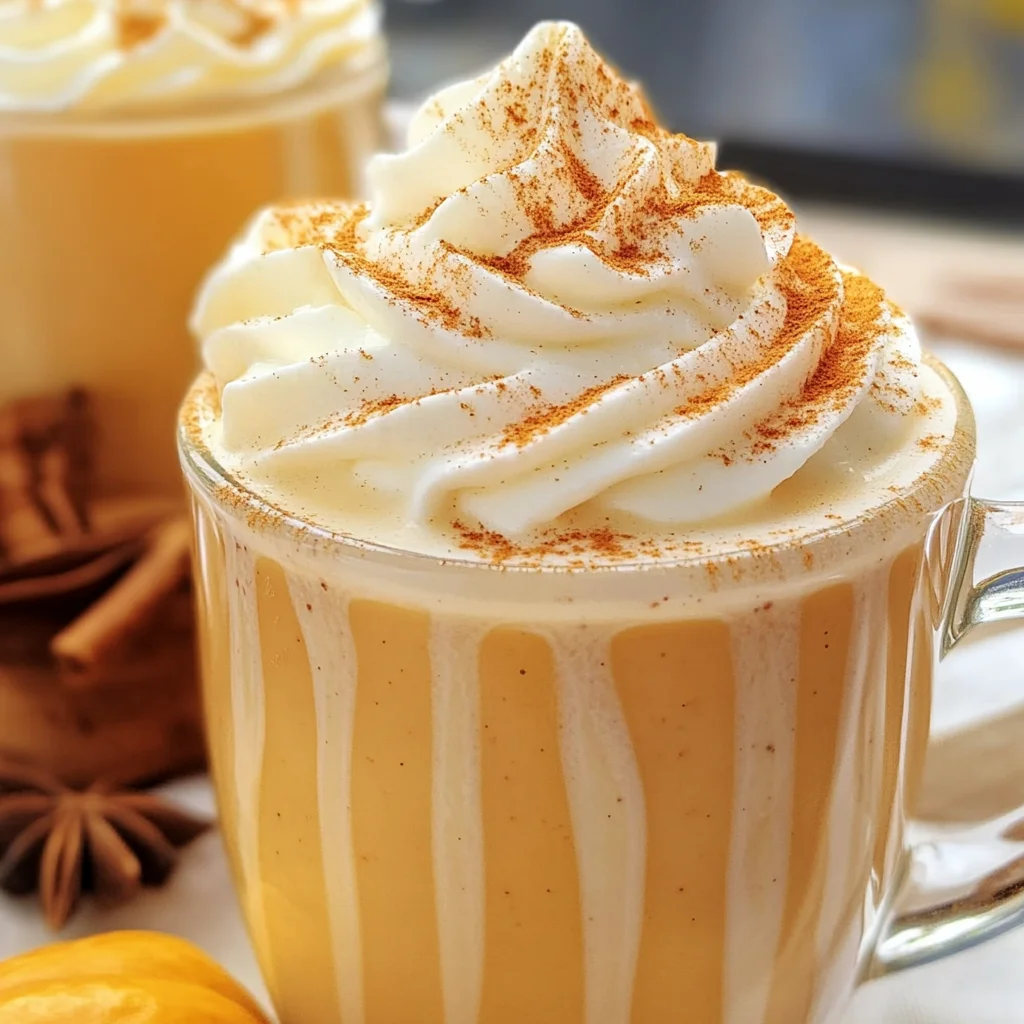 Creamy Pumpkin Spice Milk