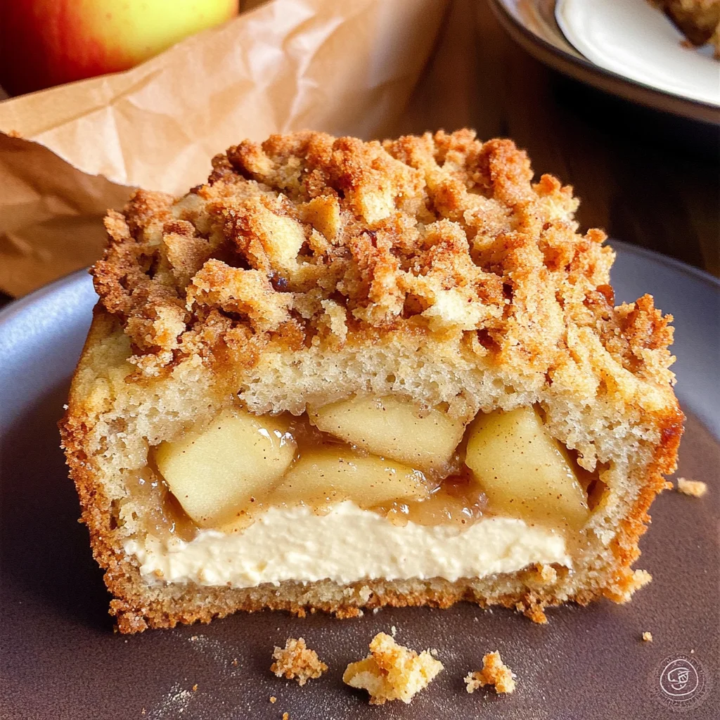 Apple Crisp Cheesecake Bread