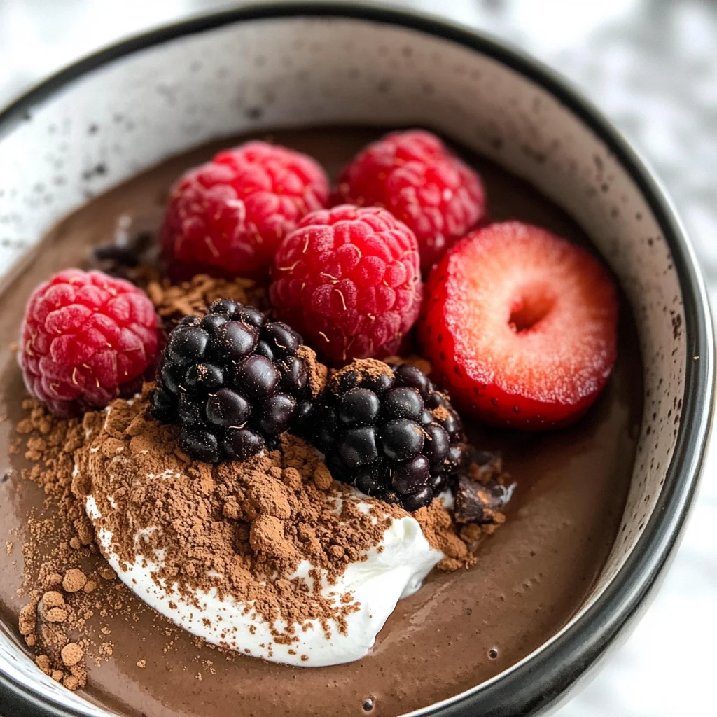 Chocolate Protein Pudding