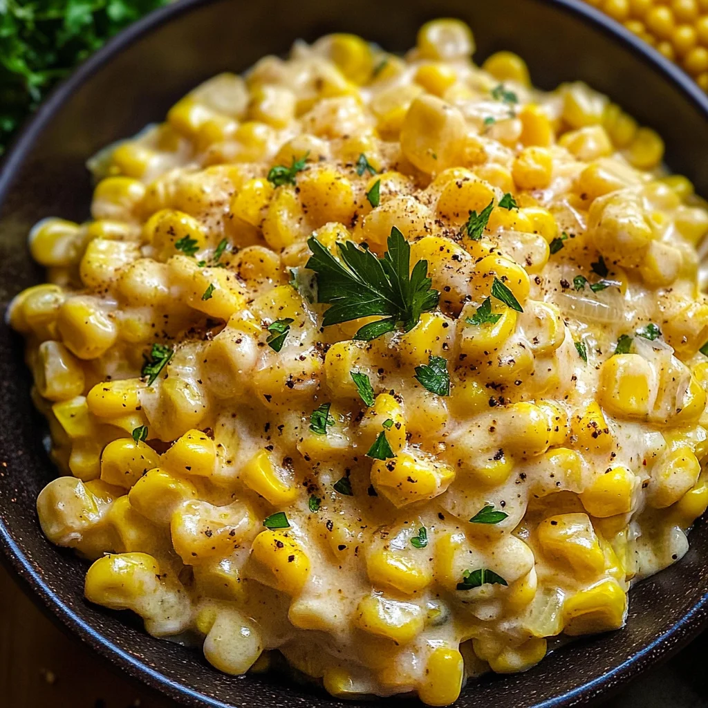Creamy Buttered Corn Recipe