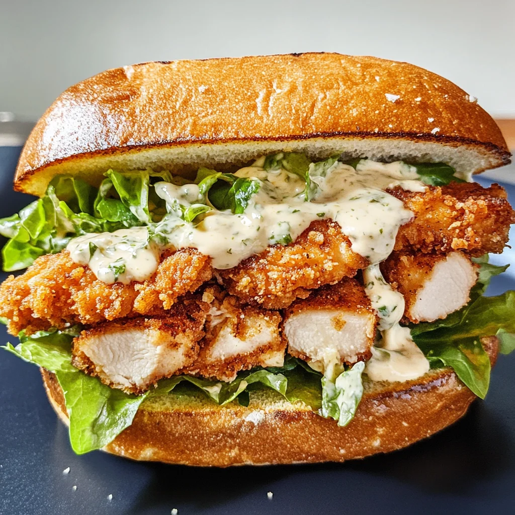 Crispy Chicken Caesar Sandwich: A Delicious Twist on a Classic Favorite