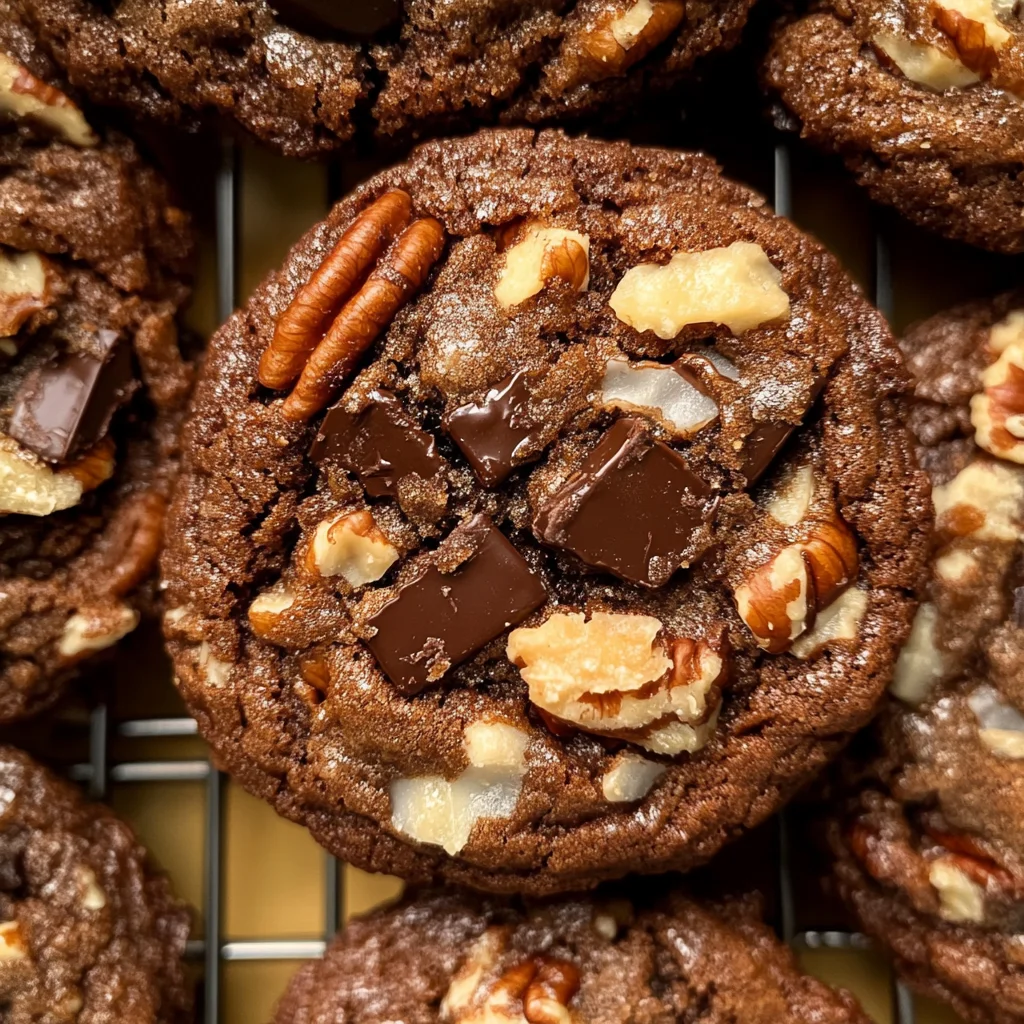 German Chocolate Cookies