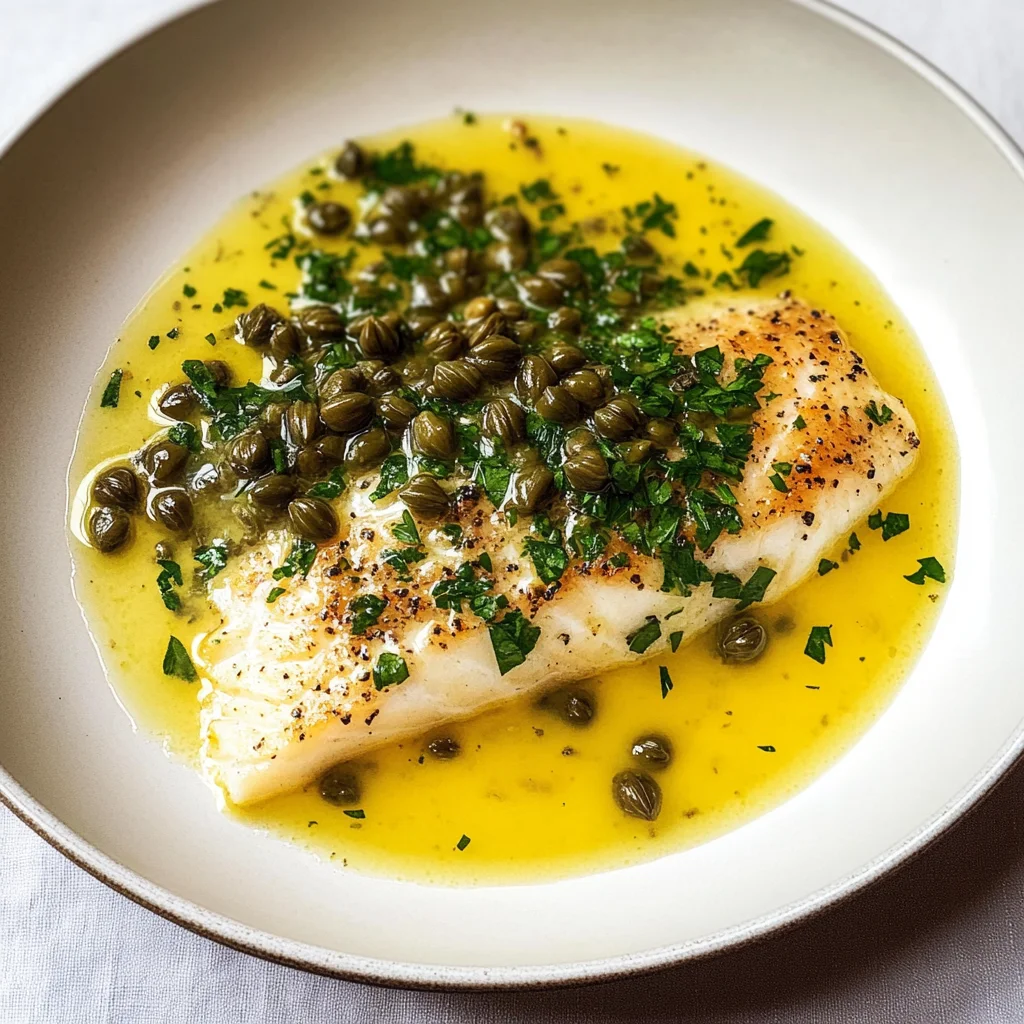 Simple Lemon Caper Sauce