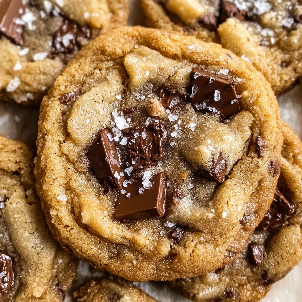 Browned Butter Toffee Chocolate Chip Cookies
