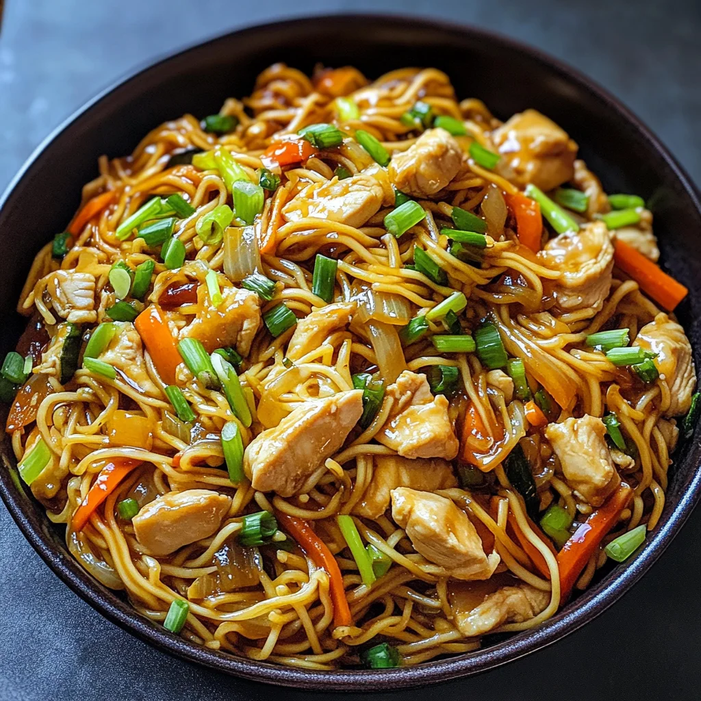 Homemade Chicken Chow Mein with the Best Chow Mein Sauce
