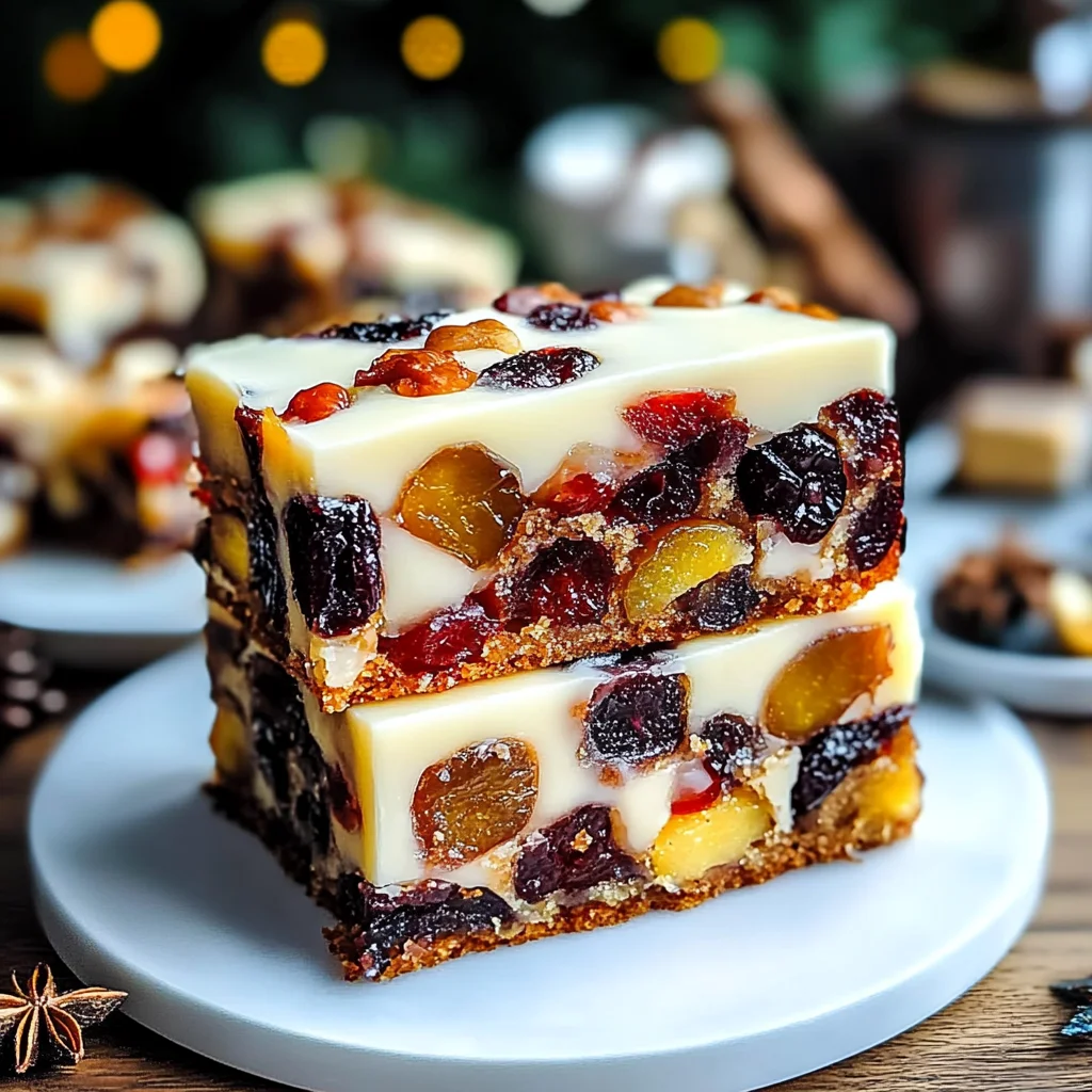 Festive Christmas Fruitcake Traybake: A Holiday Delight