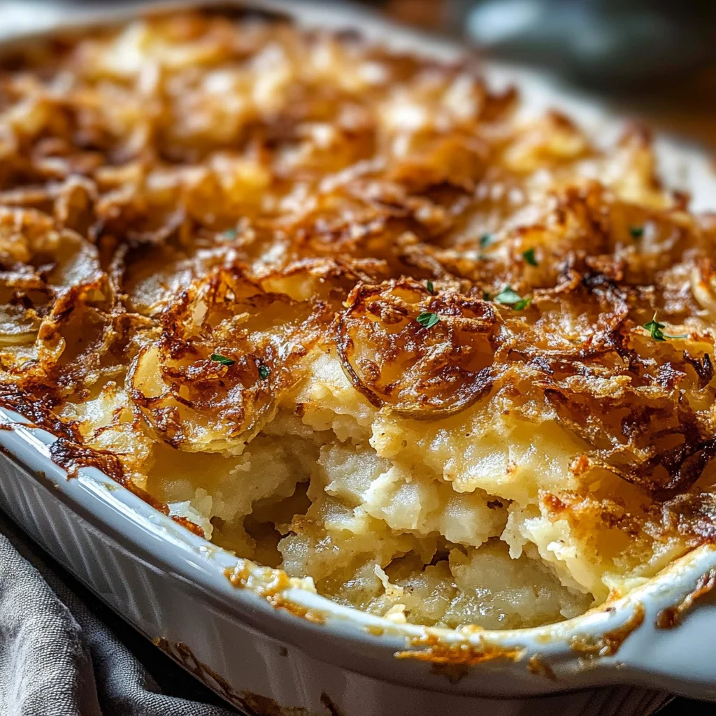 French Onion Funeral Potatoes