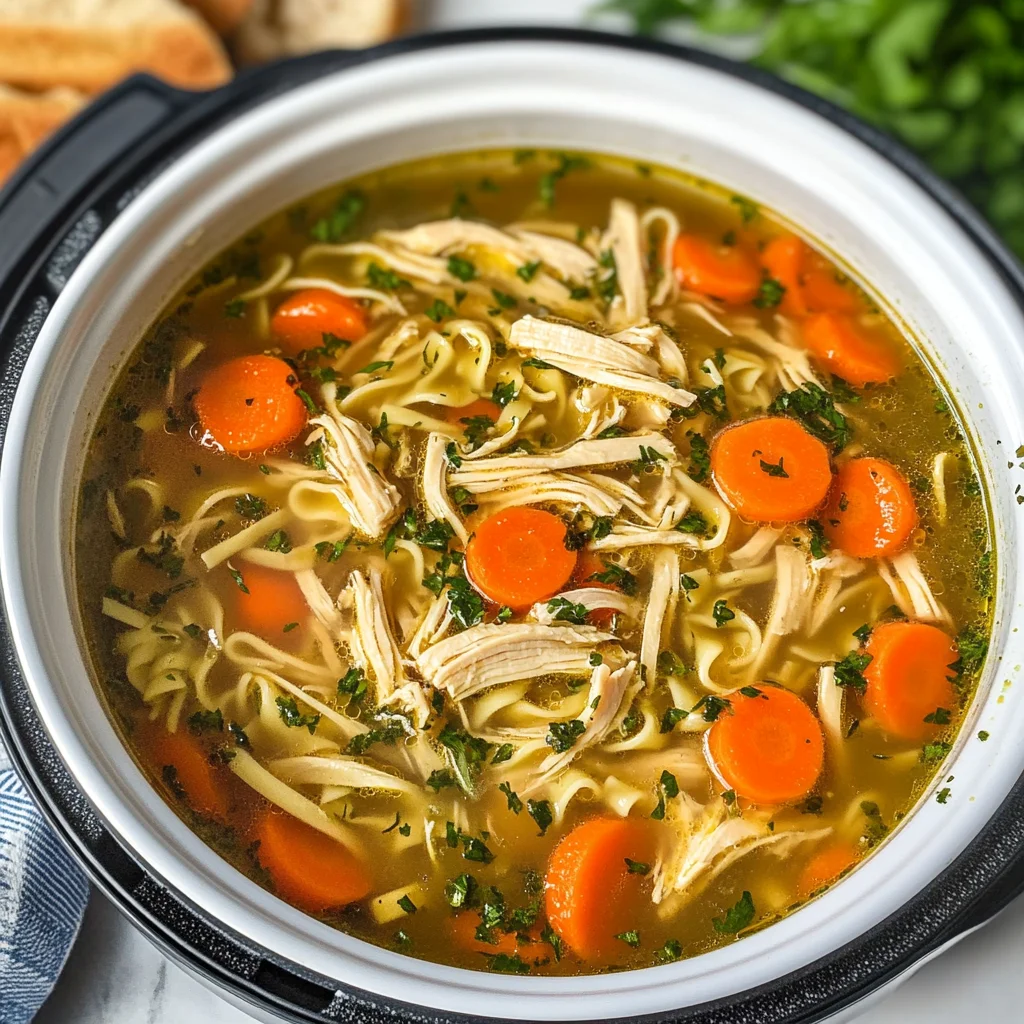 Instant Pot Chicken Noodle Soup