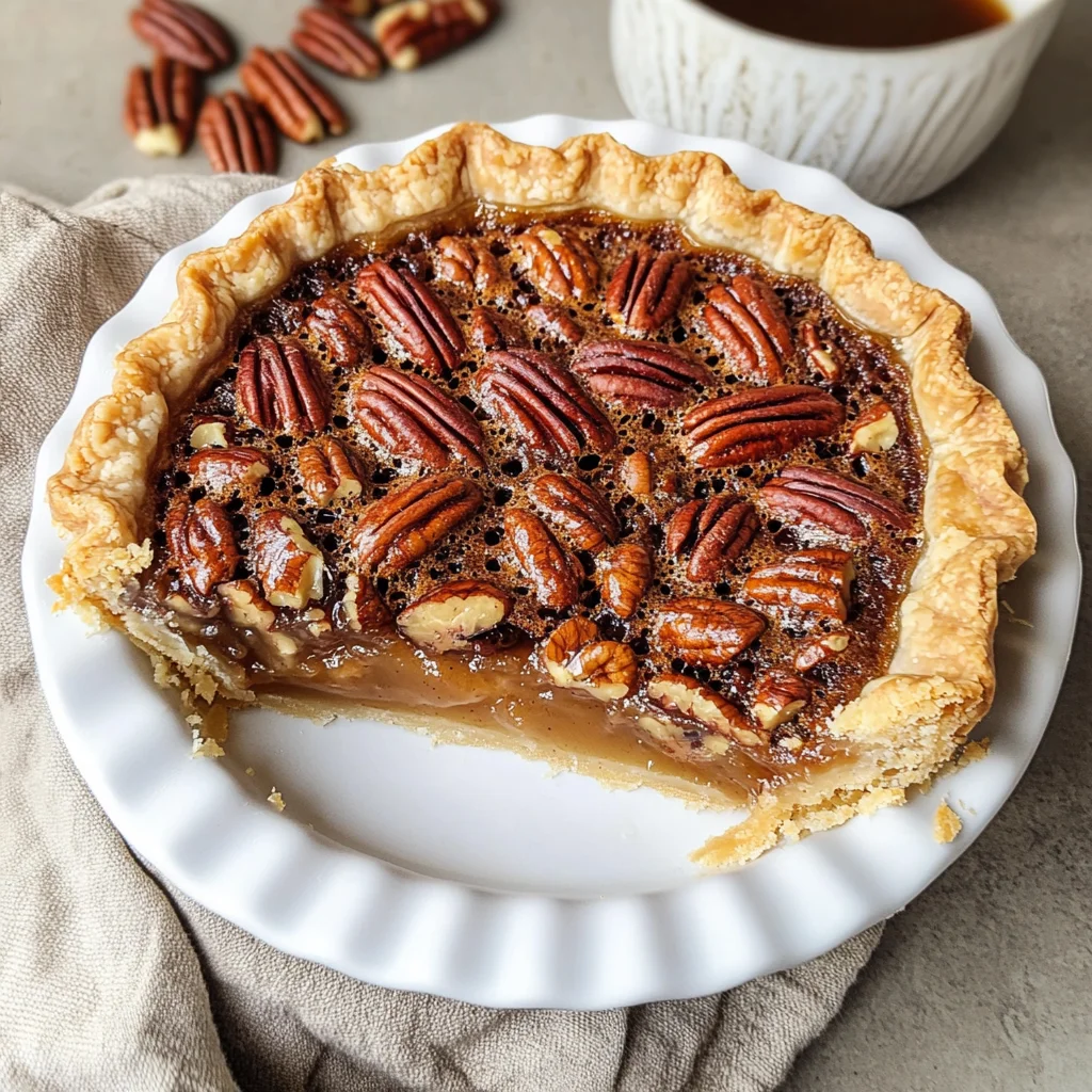 Rich Southern Pecan Pie