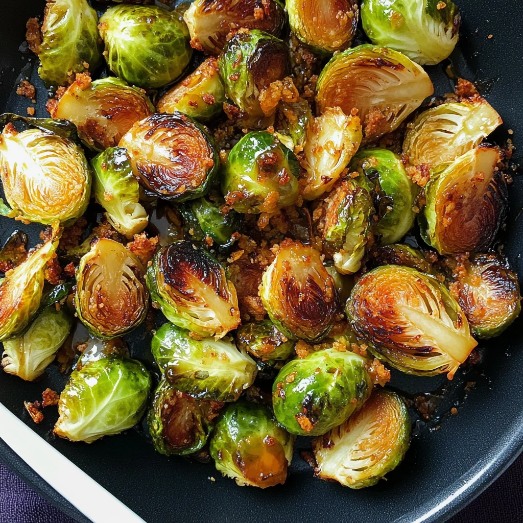 Sheet Pan Maple Dijon Brussels Sprouts