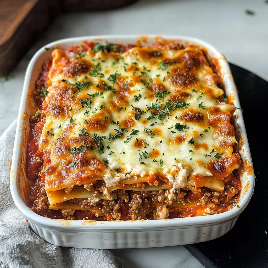Small Batch Lasagna