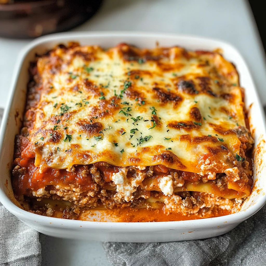 Small Batch Lasagna