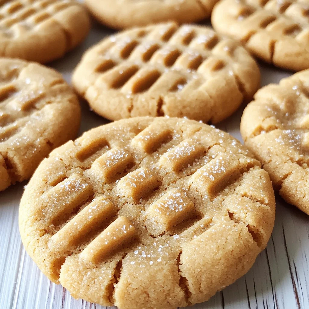 Soft Chewy Peanut Butter Cookies
