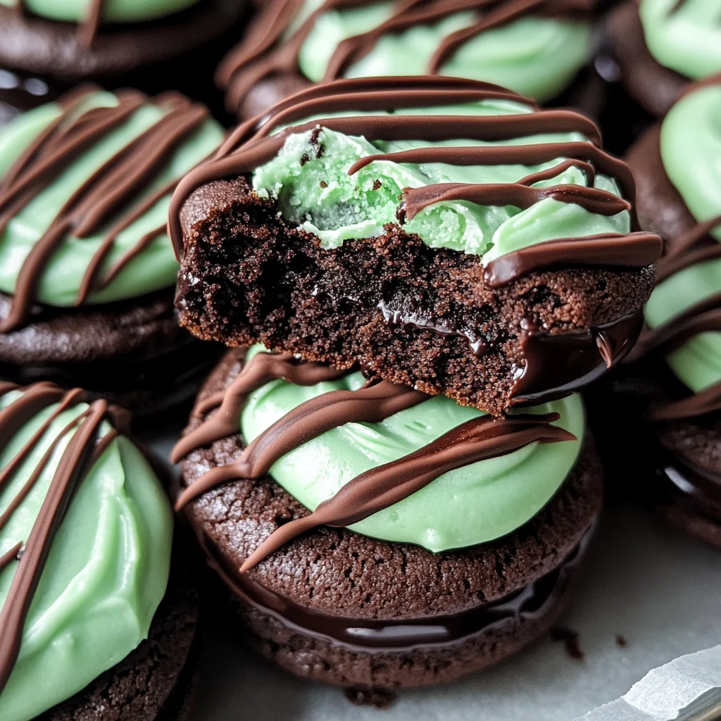 Chocolate Mint Cookies