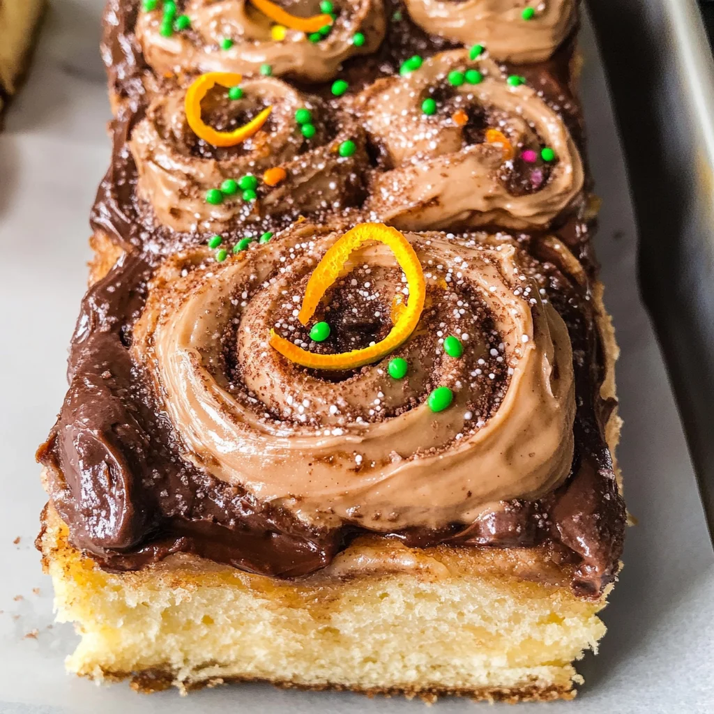 Chocolate Orange Cinnamon Rolls