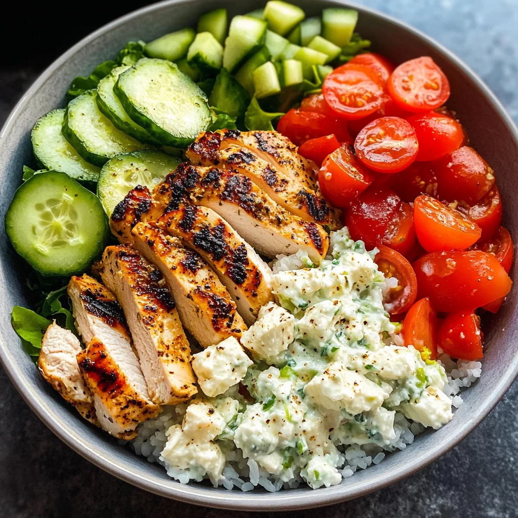 Greek Chicken Bowls