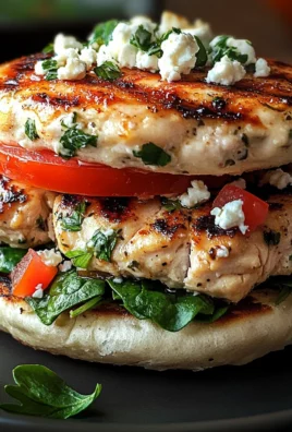 Greek Chicken Burgers