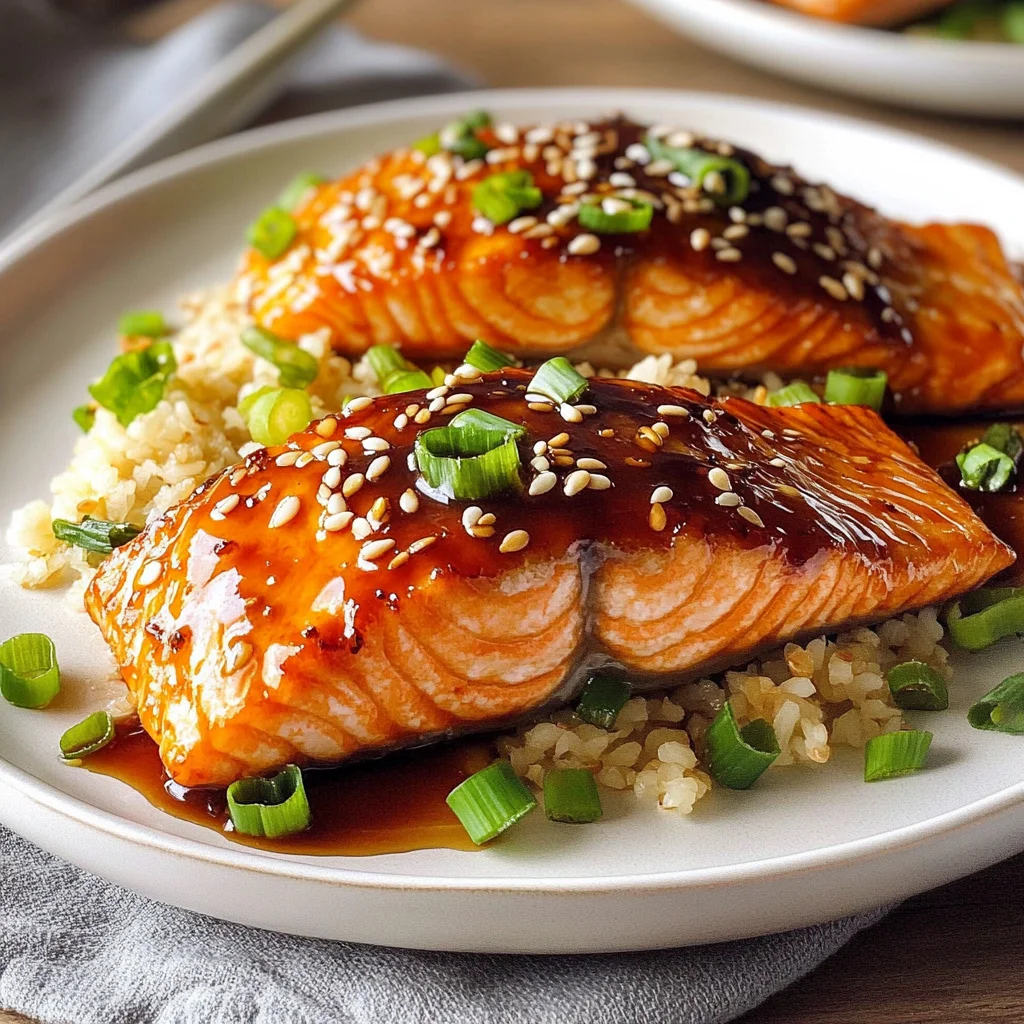 Orange Teriyaki Salmon