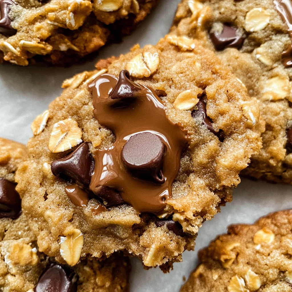 Peanut Butter Oatmeal Chocolate Chip Cookies