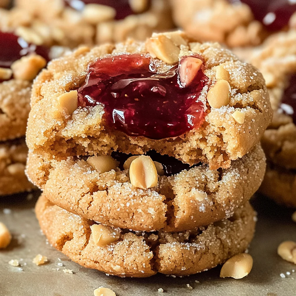 Peanut Butter and Jelly Cookies