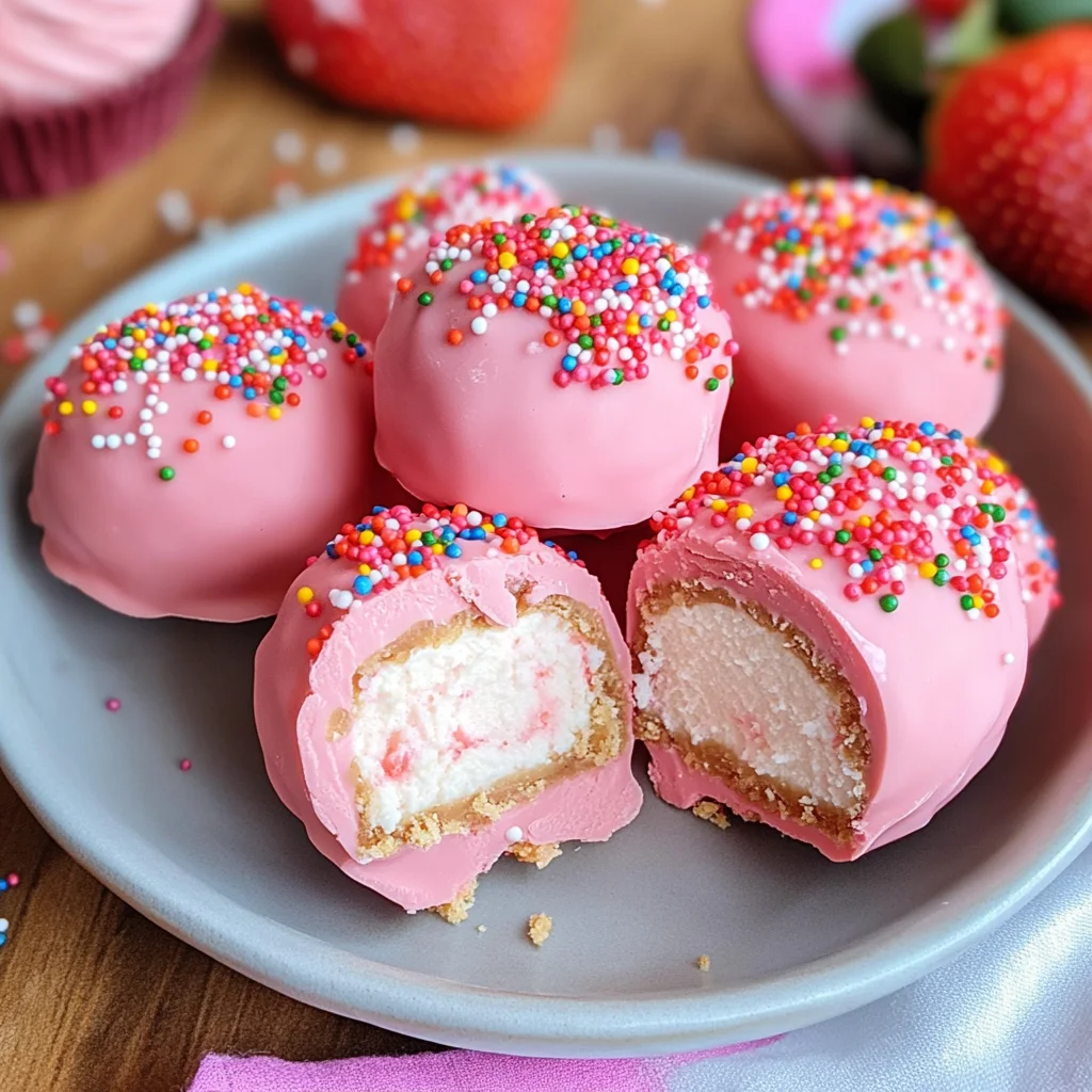 Strawberry Cheesecake Bites Recipe