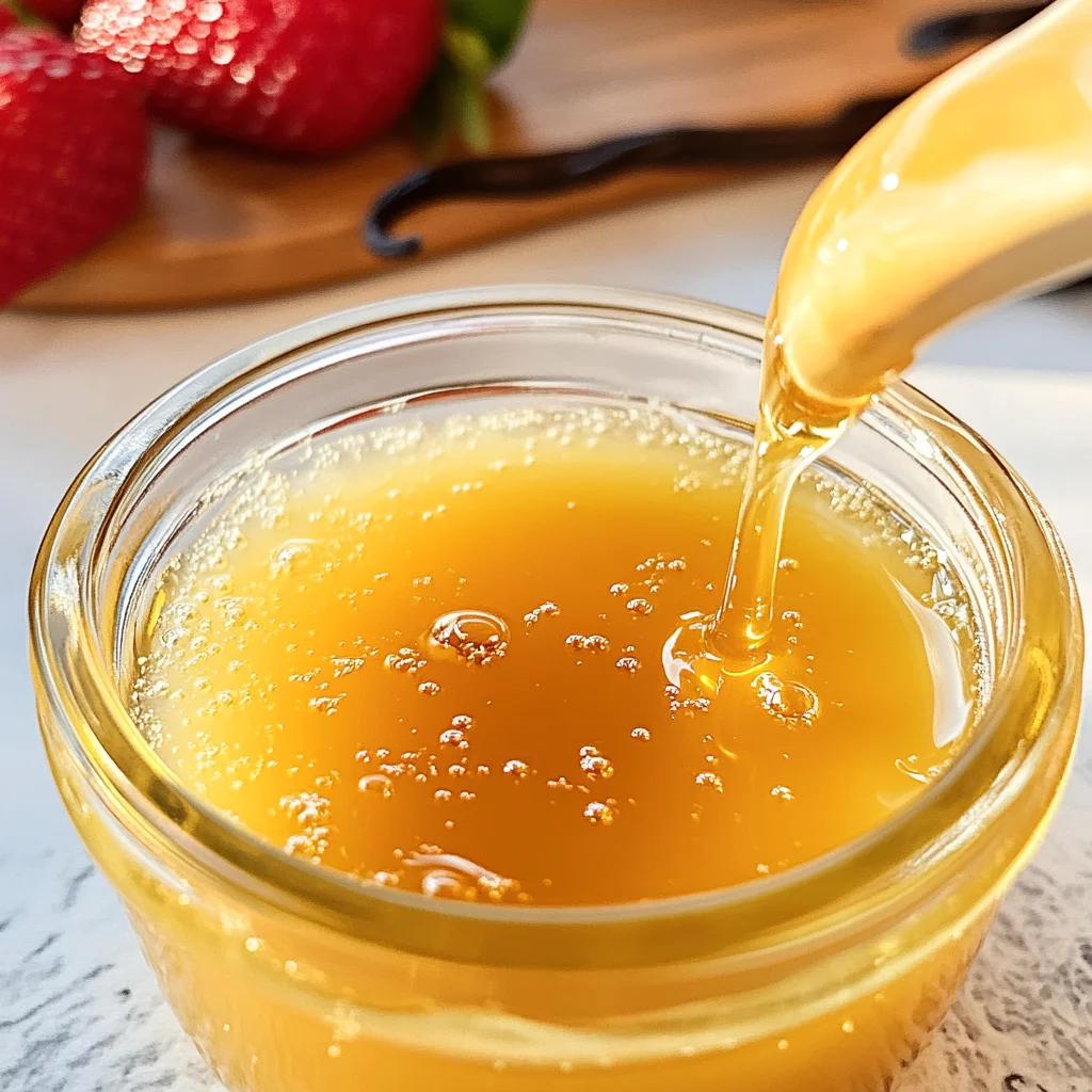 Dutch Honey Syrup (Vanilla Butter Syrup Recipe)