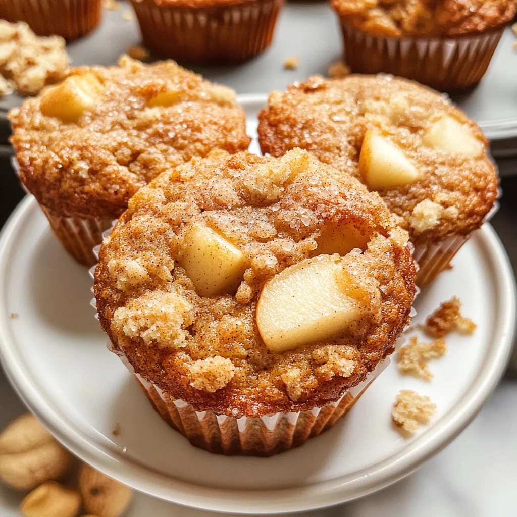 Soft Apple Cinnamon Muffins for Breakfast