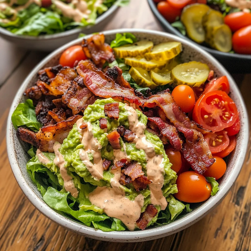 Fully Loaded Burger Bowl with 'Special Sauce'