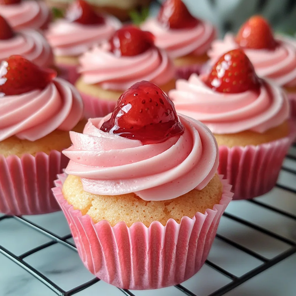 Strawberry Cupcakes Recipe