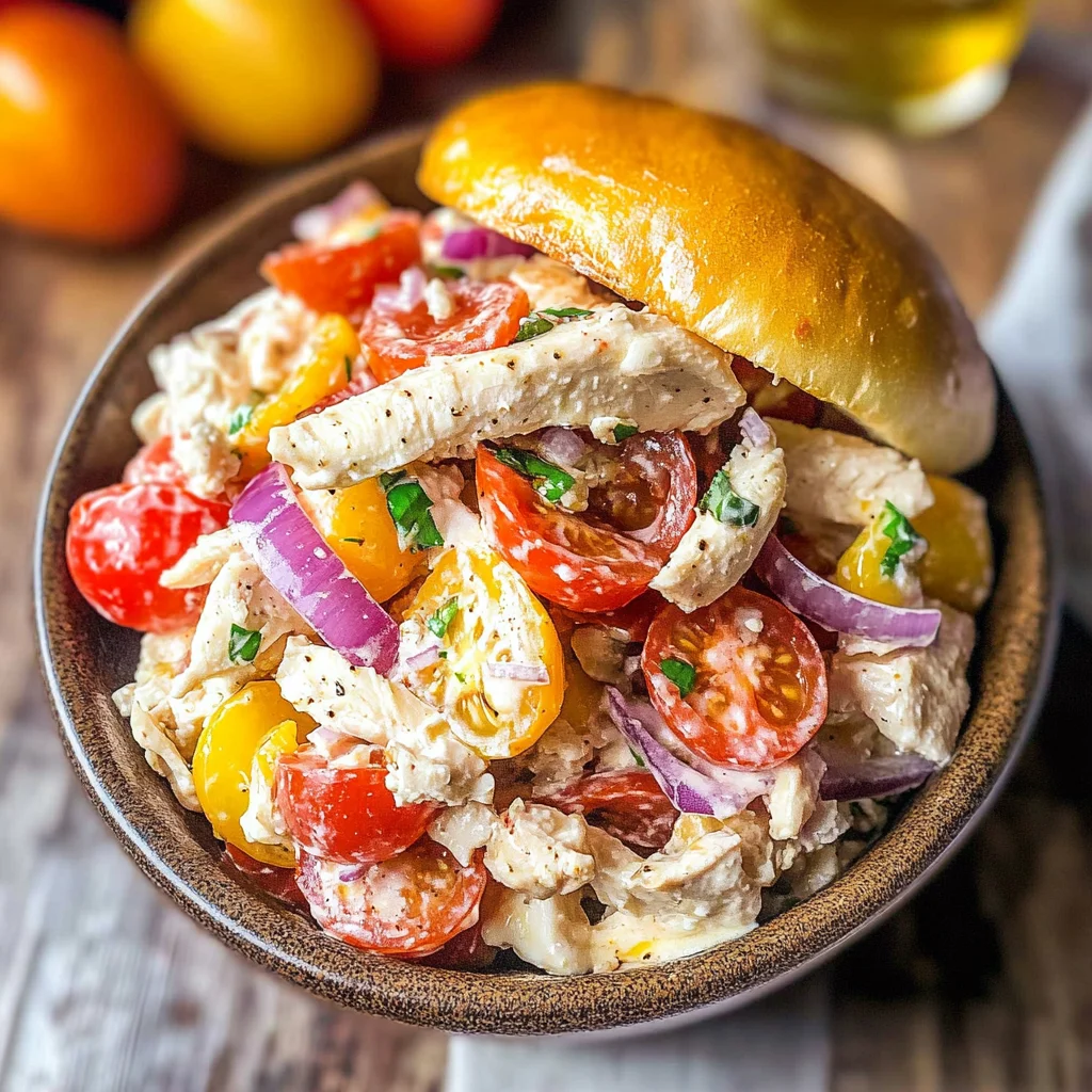 Italian Grinder Chicken Salad