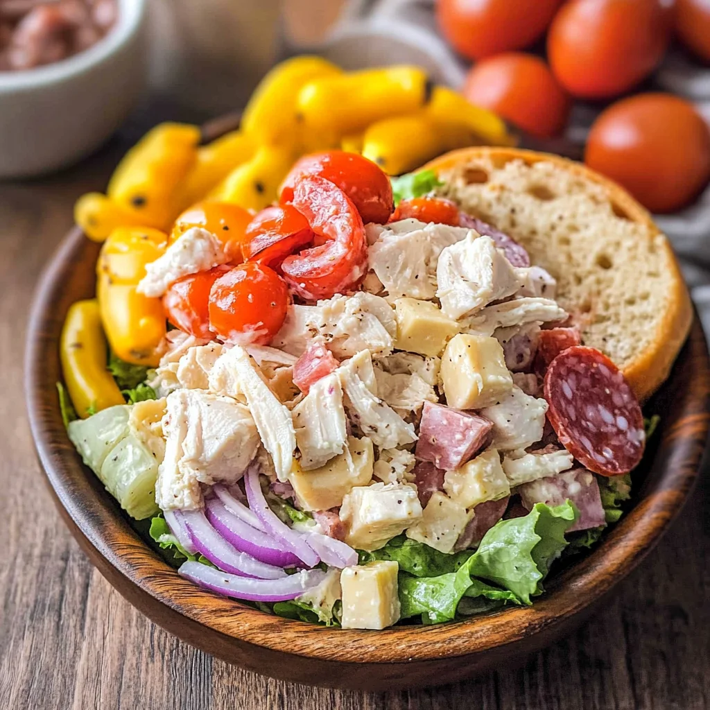 Italian Grinder Chicken Salad