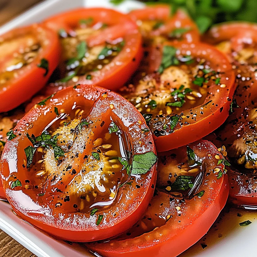 Marinated Tomatoes: A Delicious Recipe for Flavorful Summer Salads