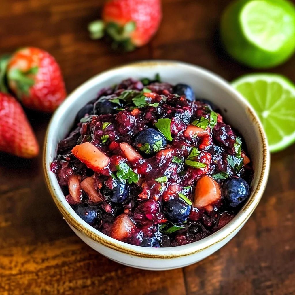 Blueberry Salsa