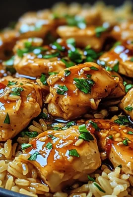 One-Pot Sassy Honey Garlic Chicken & Rice Pasta