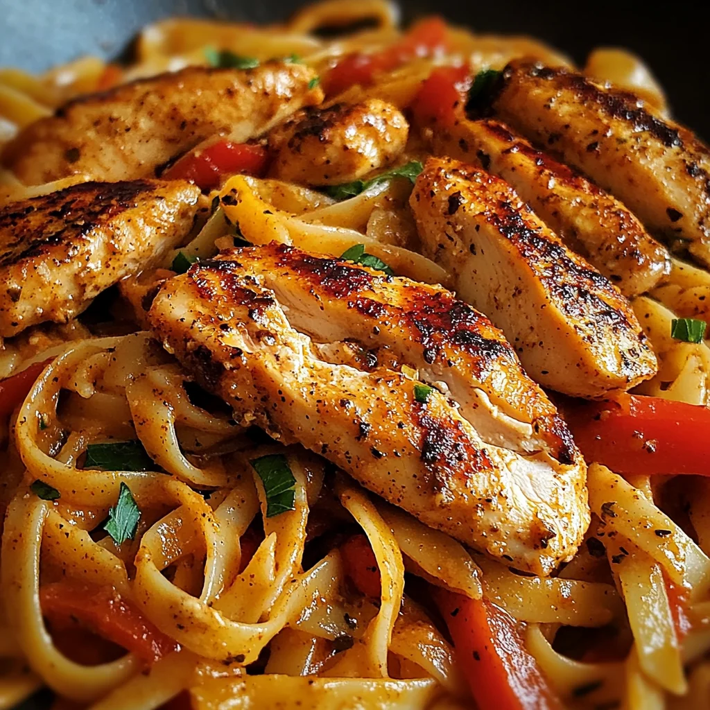 Spicy Cajun Chicken and Linguine in One-Pan Wonder