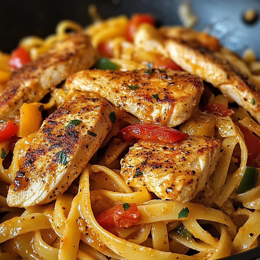 Spicy Cajun Chicken and Linguine in One-Pan Wonder