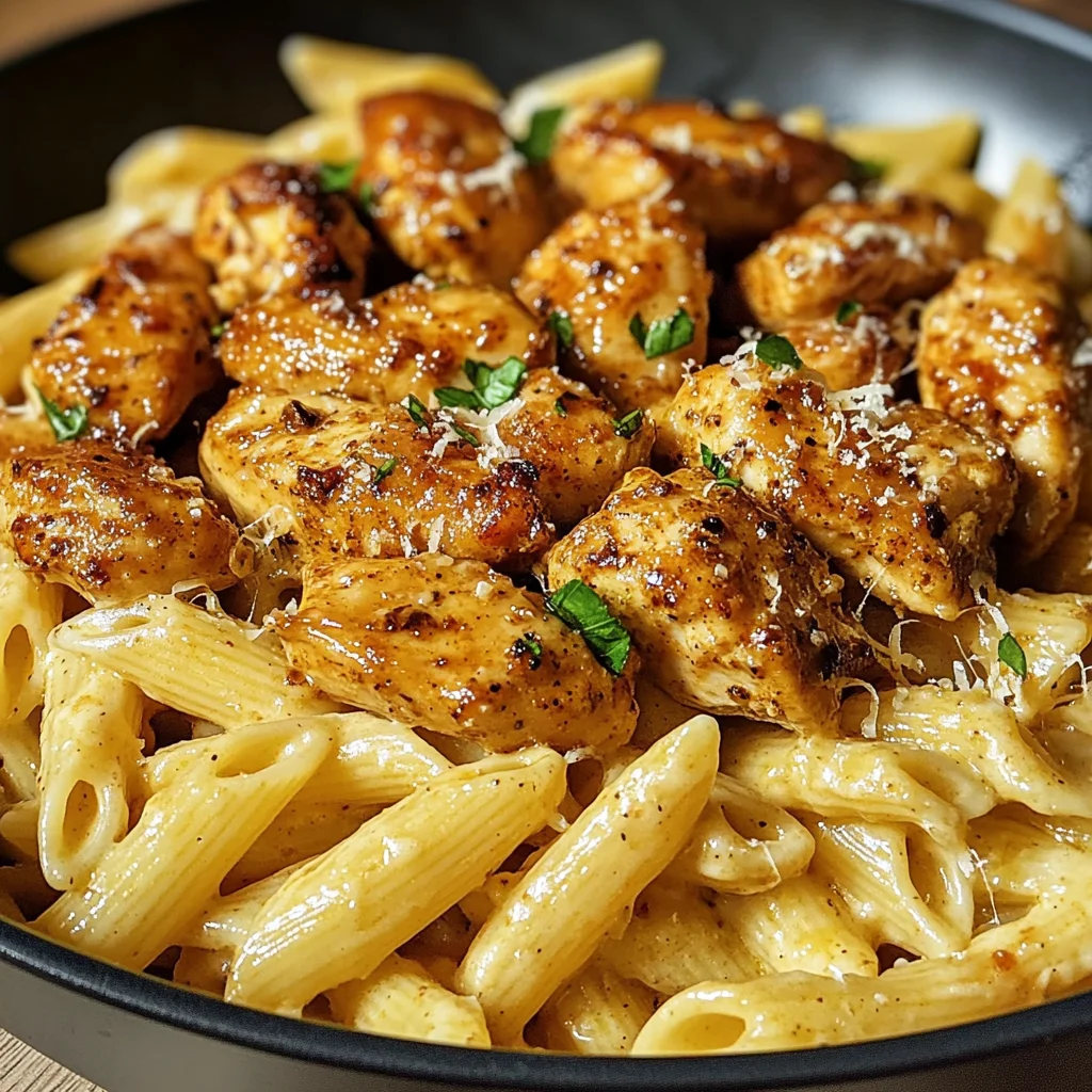 Spicy Cajun Honey Butter Chicken & Pasta